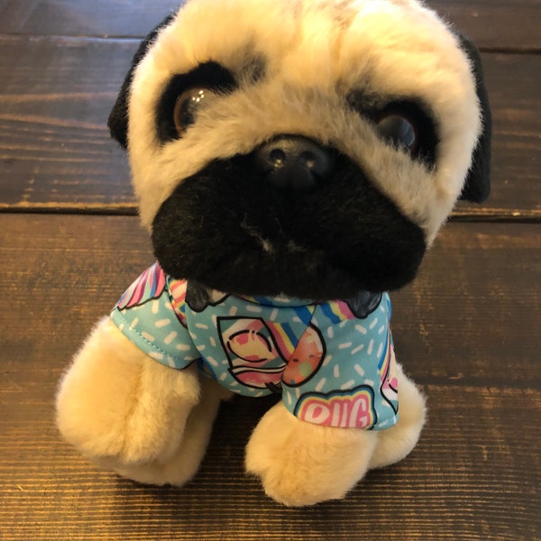 Pug Stuffed Animal - Etsy