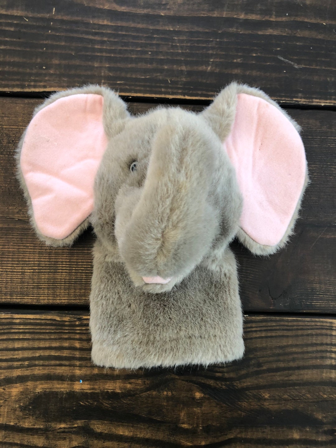 Vintage Dakin Elephant Plush Hand Puppet - Etsy
