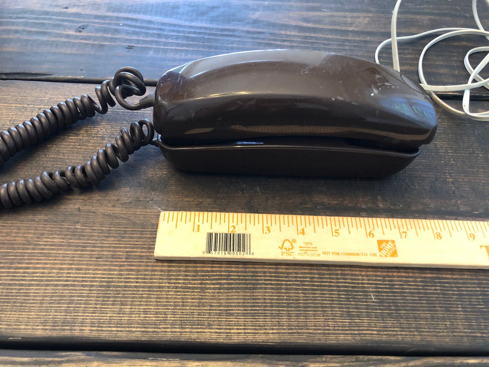 Vintage Brown ITT Telephone Automatic Electric - Etsy
