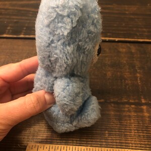 Vintage Baby Blue Teddy Bear Plush Stuffed Animal - Etsy