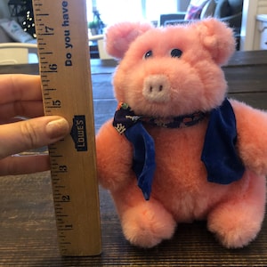 Vintage 1993 Commonwealth Pink Pig Plush Stuffed Animal - Etsy