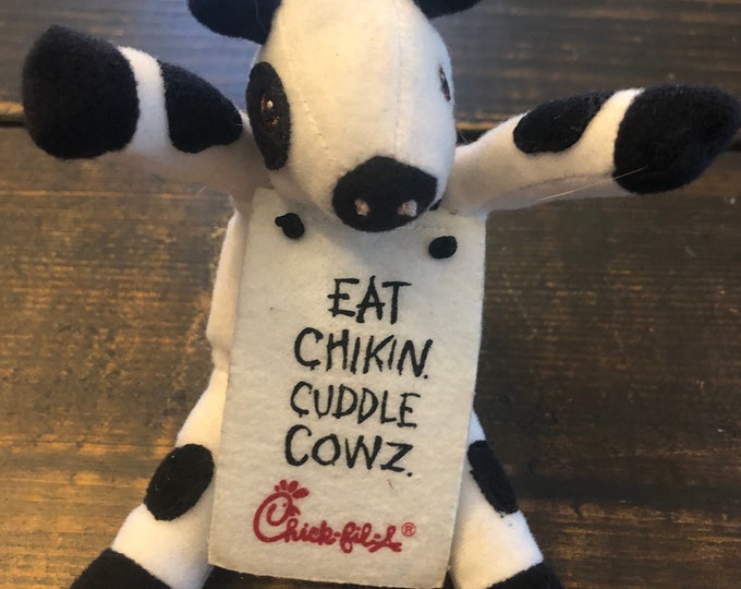 Chick Fil A Cow Eat Chiken Cuddle Cows Plush - Etsy