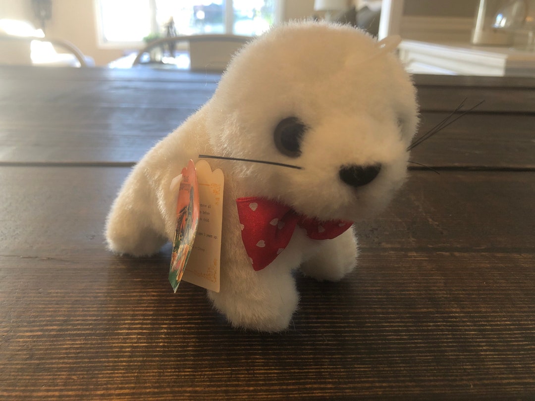 Vintage 1997 Fable Toys Plush Baby Seal Stuffed Animal - Etsy
