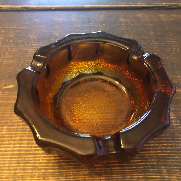 Heavy Glass Ashtray - Etsy