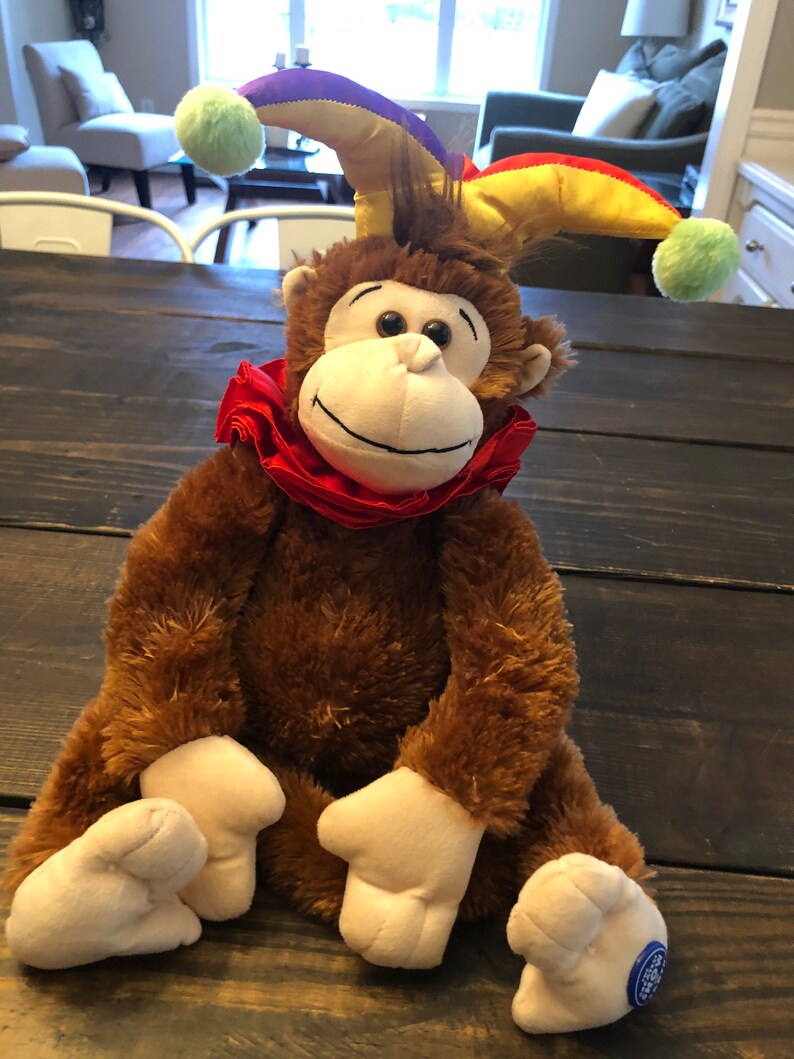 Ringling Brothers Greatest Show on Earth Jester Monkey Plush | Etsy