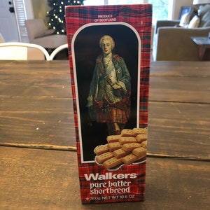 Vintage Metal Walker Pure Butter Shortbread 10.6 Oz Tin Can Prince ...