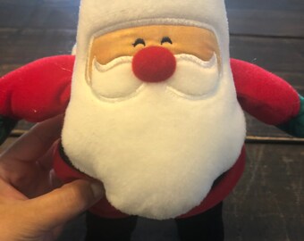 Hallmark Santa Plush - Etsy