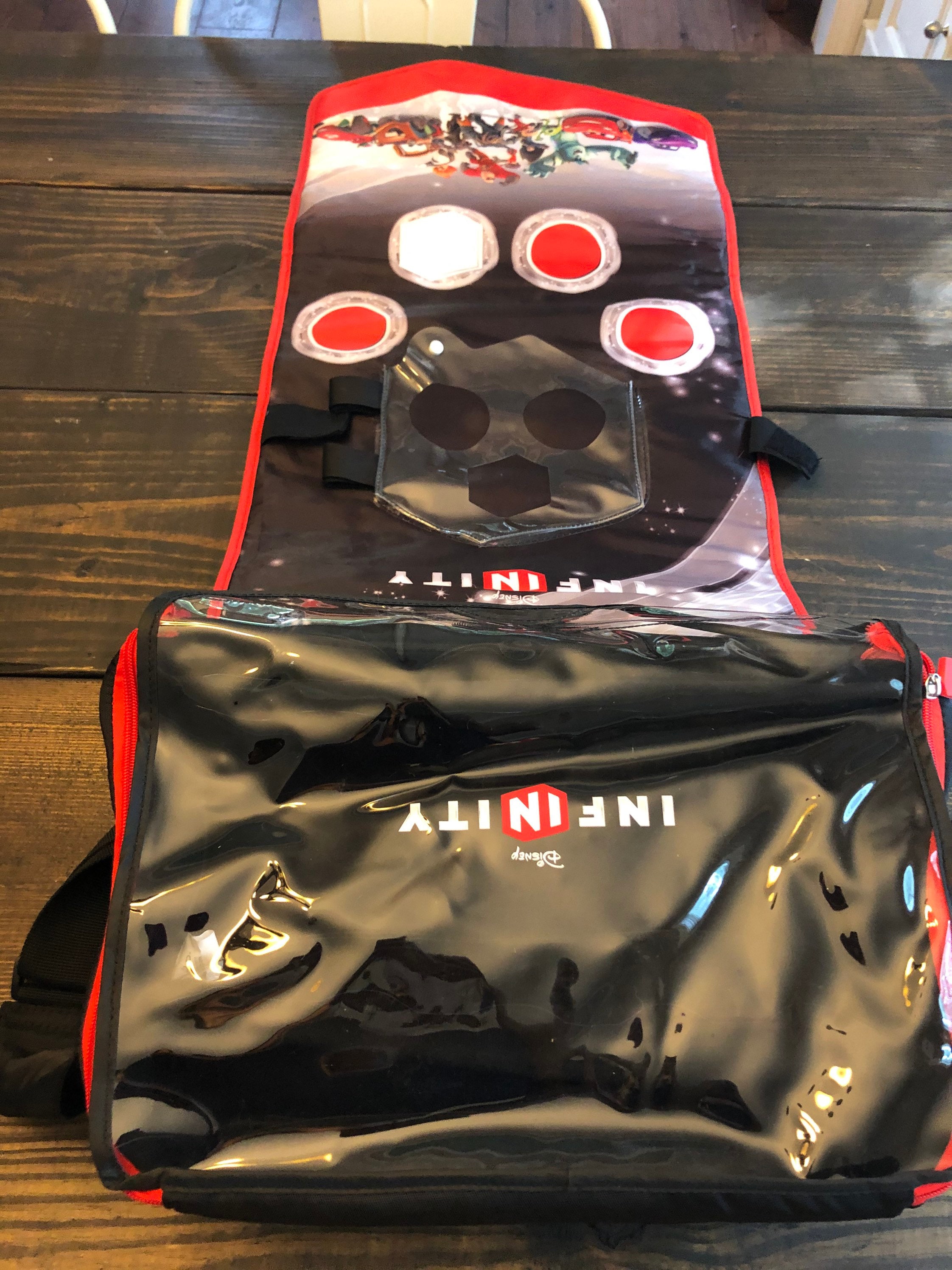 Disney Infinity Play Zone Shoulder Strap Carrying Case Bag Roll Out Mat ...