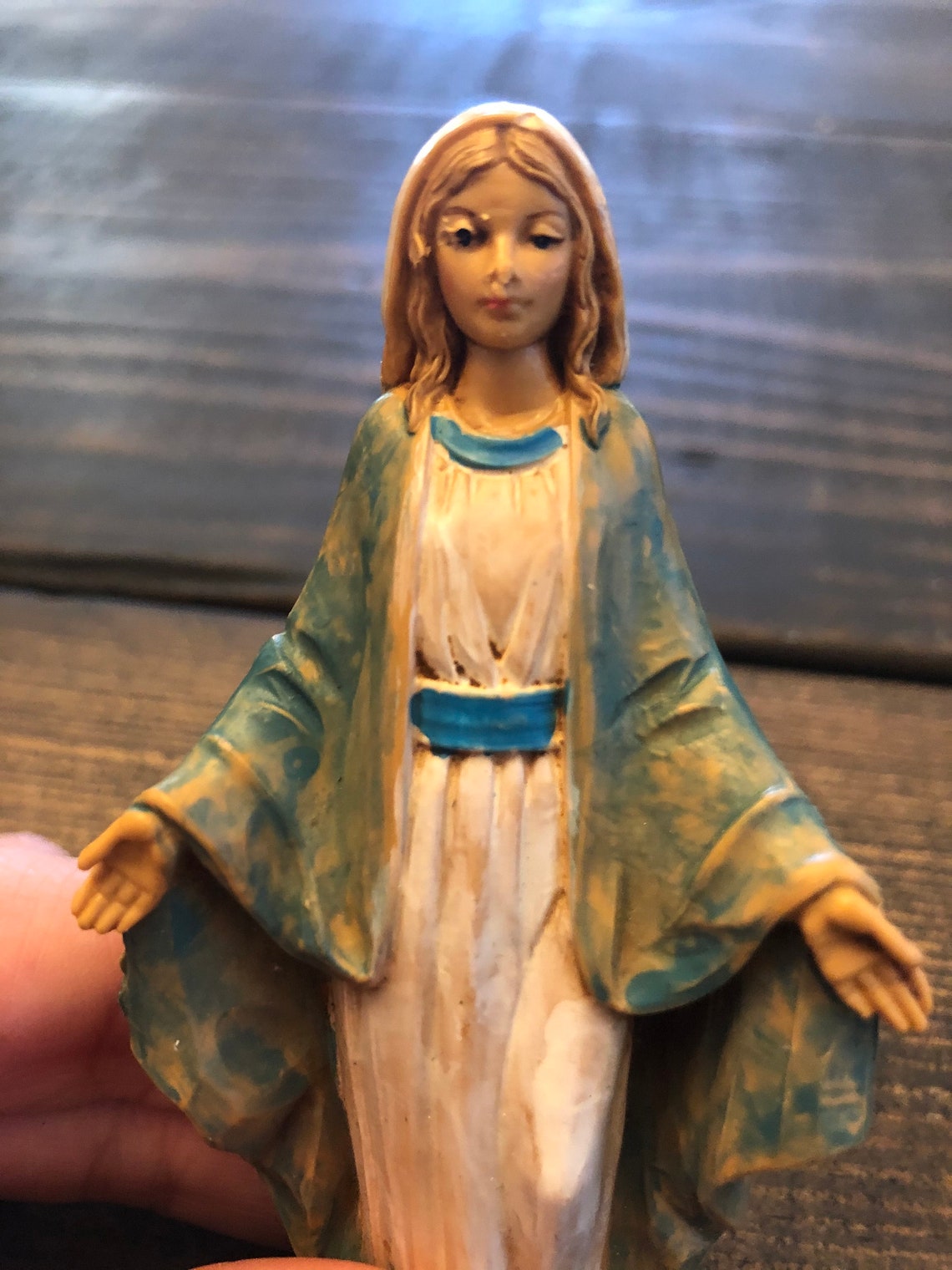 Vintage Plastic Virgin Mary Mother Mary Figurine and Wise Man | Etsy