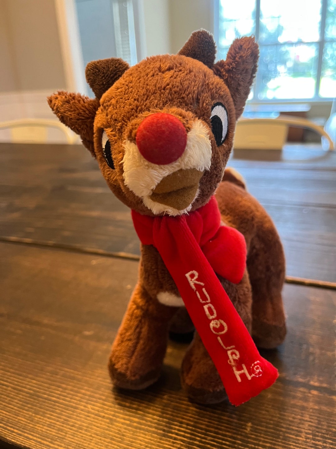 Rudolph the Red Nose Reindeer Plush Stuffed Animal - Etsy
