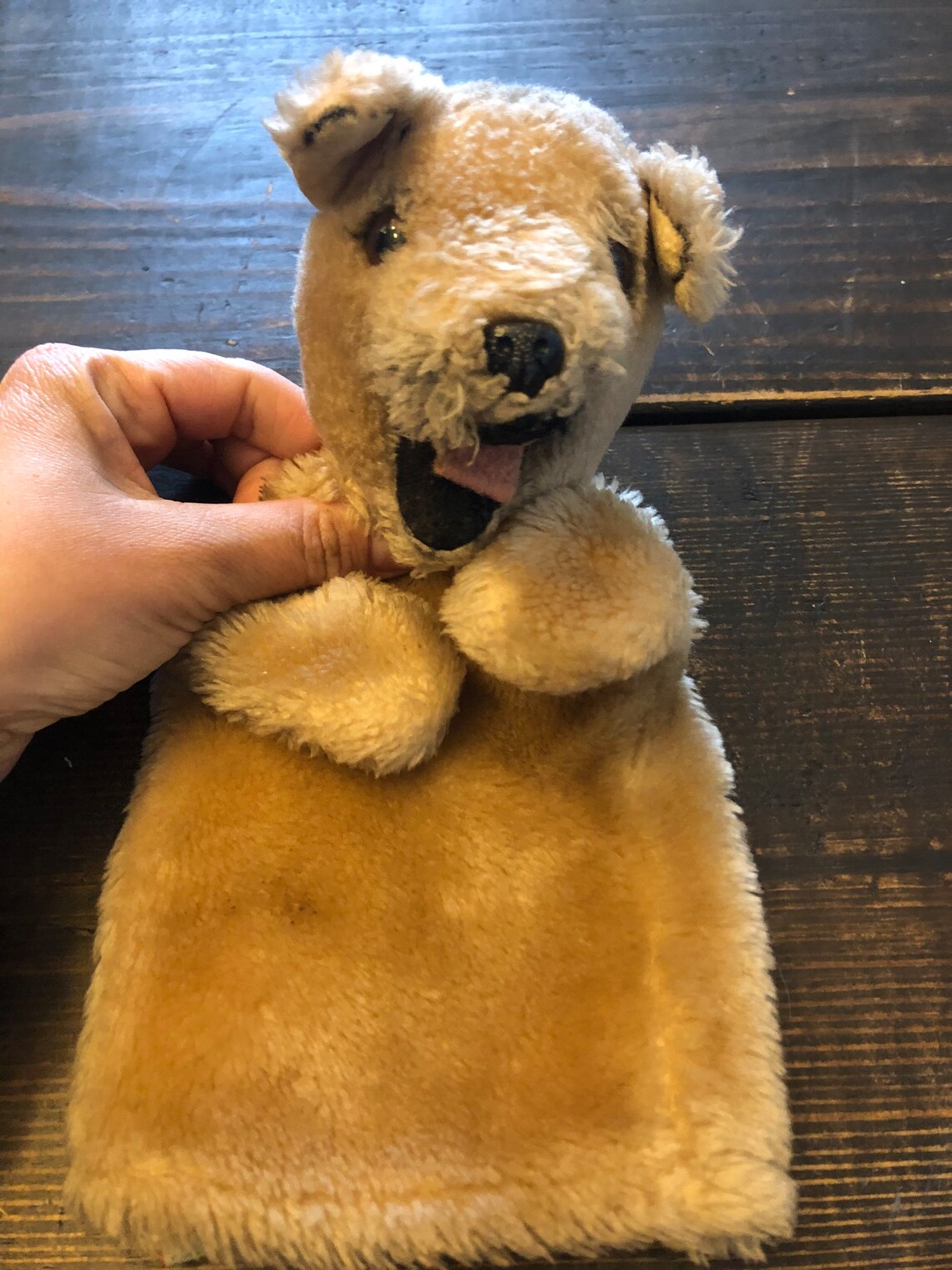 Vintage 1975 Dakin German Shepherd Puppy Dog Plush Hand Puppet - Etsy