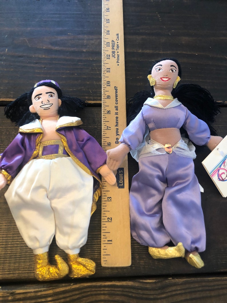 Disney Store Aladdin Plush Beanie Stuffed Animal Set With - Etsy