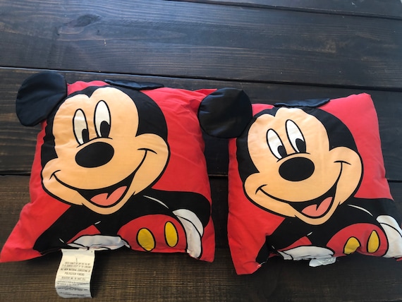 Vintage 1990s Disney Mickey Mouse Square Childrens Bedroom - Etsy