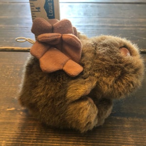 Vintage 1997 Swibco Puffkins Gus Brown Moose Plush Toy Stuffed Animal ...