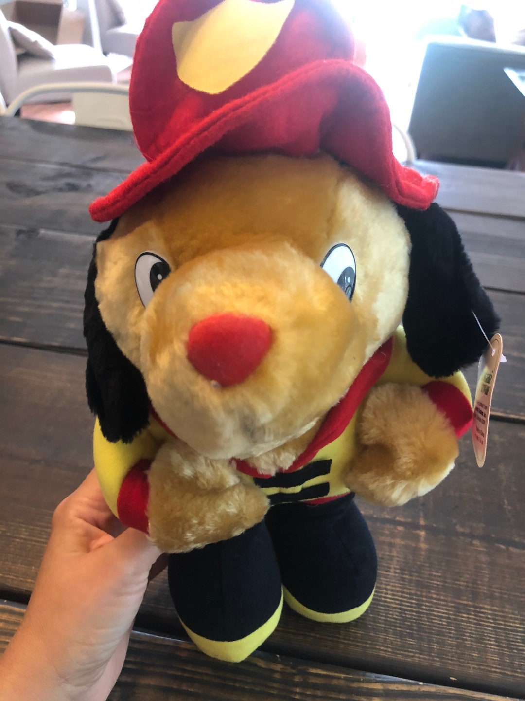 Vintage 1998 Sugarloaf Fireman Plush Stuffed Animal - Etsy