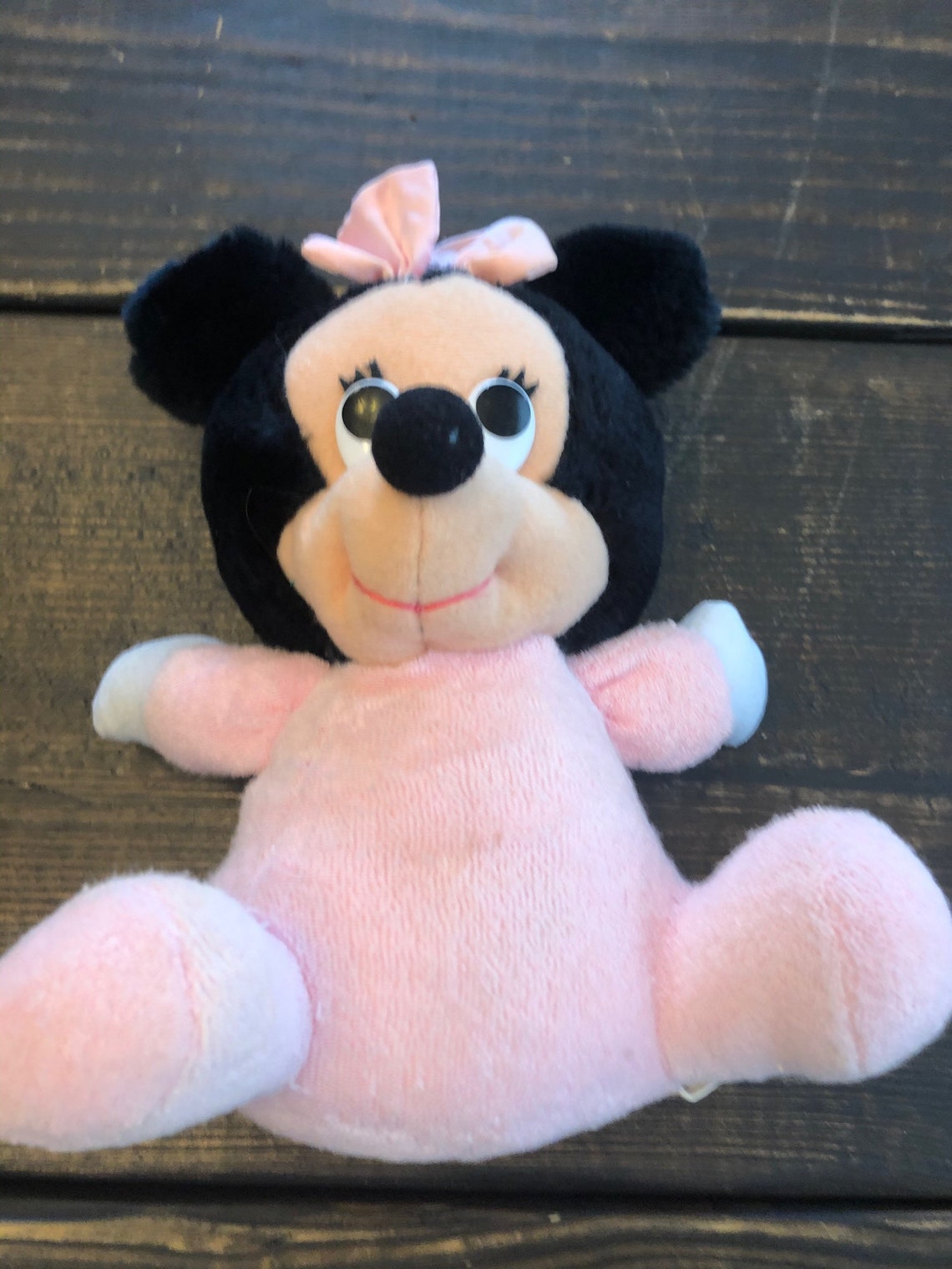 Vintage Applause Disney Minnie Mouse Plush Stuffed Animal - Etsy