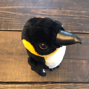 Seaworld Emporer Penguin Faux Leather Feet Plush Stuffed Animal Toy No ...