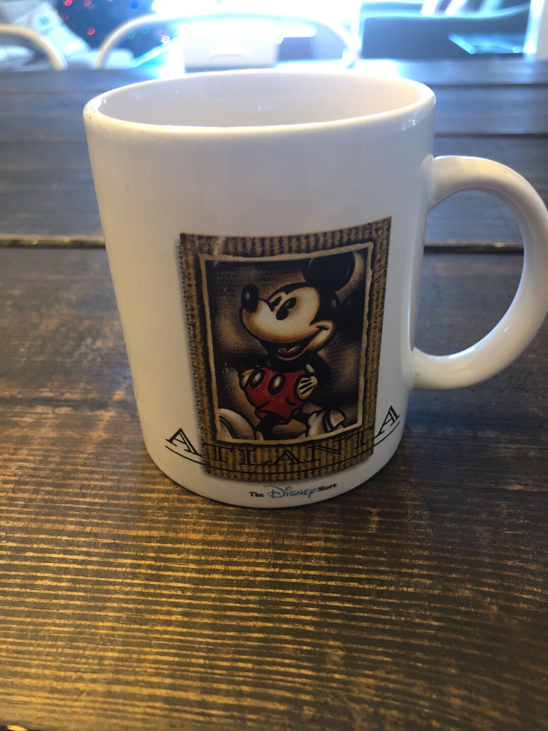 Disney Store Atlanta Mickey Mouse Coffee Mug - Etsy