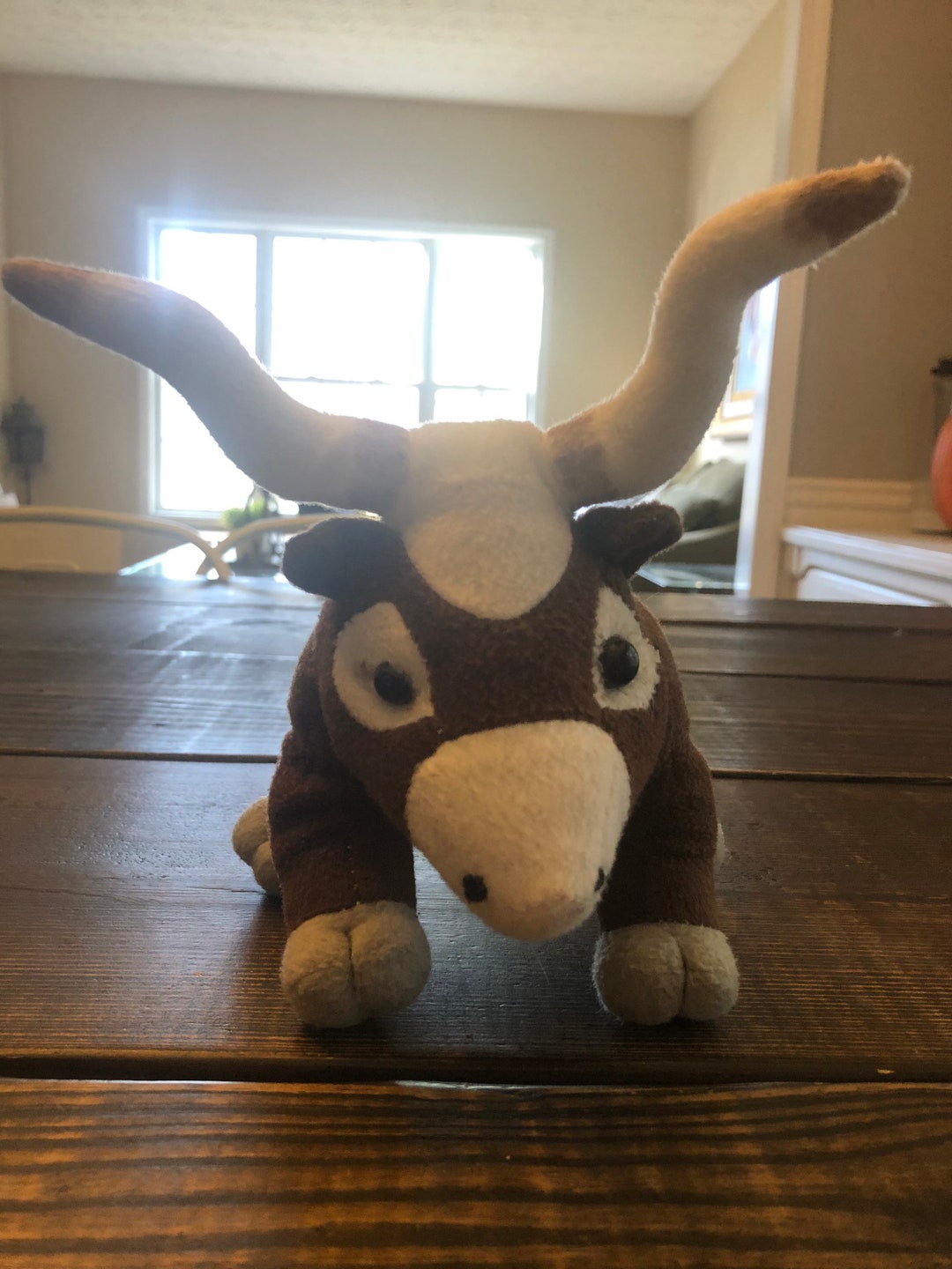 Big Gus Long Horn Steer Cow Plush Stuffed Animal - Etsy