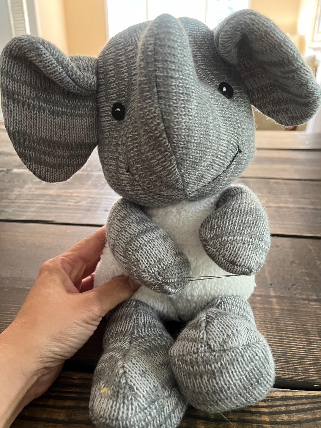 Spark Create Imagine Elephant Plush Stuffed Animal Gray Baby - Etsy