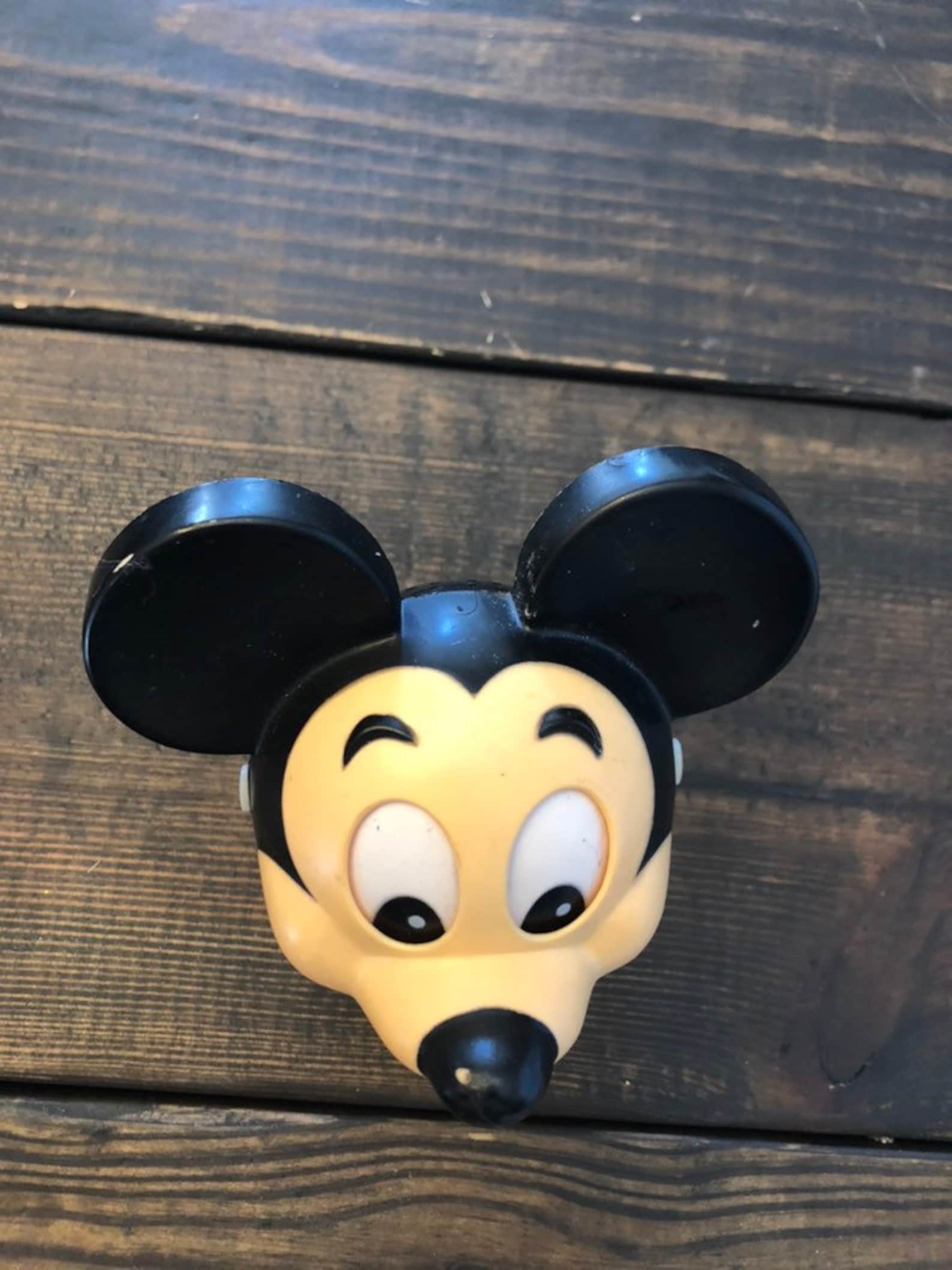 Vintage Mattel 1976 Mickey Mouse talking pull toy | Etsy