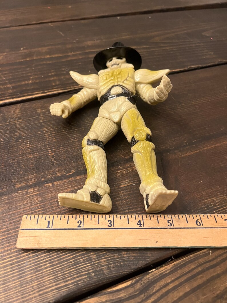Vintage Bandai Mighty Morphin Power Rangers 1993 Bones Action - Etsy