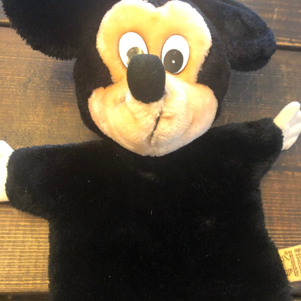 Mickey Mouse Hand Puppet - Etsy