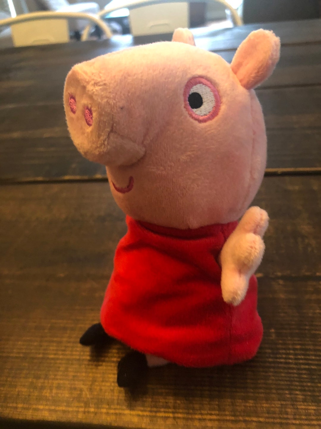 Peppa Pig Stuffed Plush Animal Toy Doll Sqweeze and Talk - Etsy