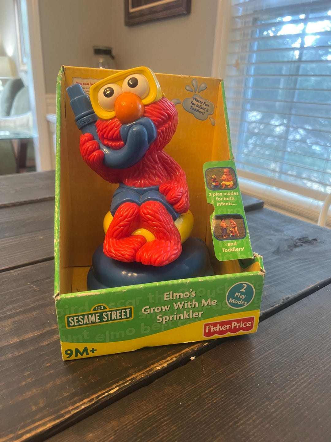 Vintage Sesame Street Elmo's Grow With Me Sprinkler by Fisher Price New ...