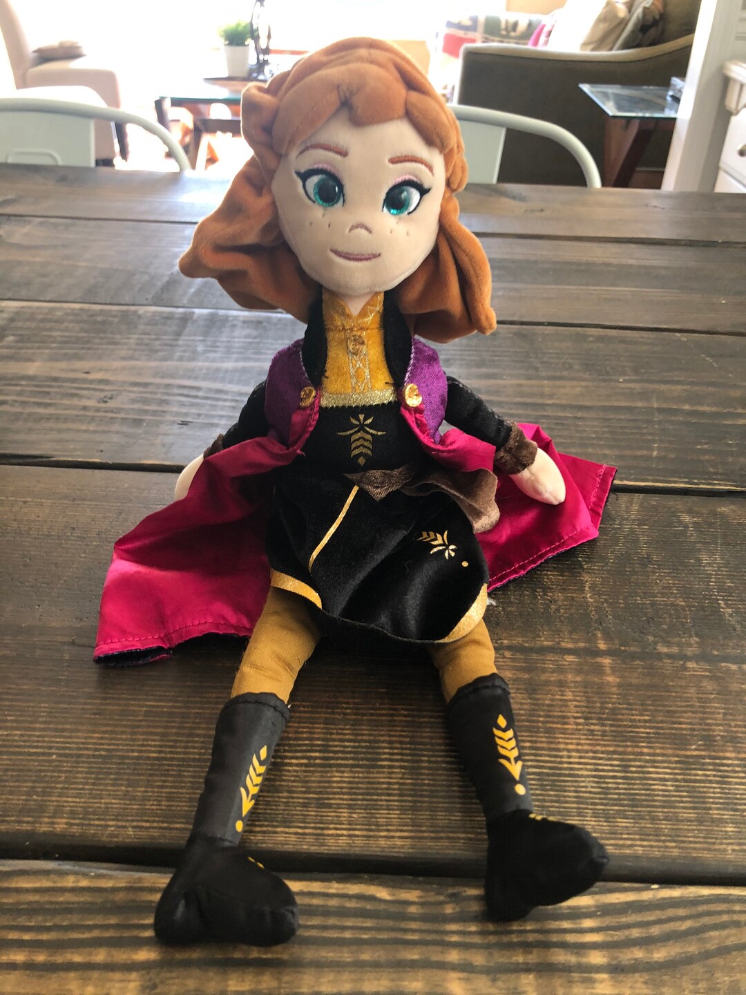 Disney Frozen Plush Anna Princess Doll Stuffed Toy - Etsy