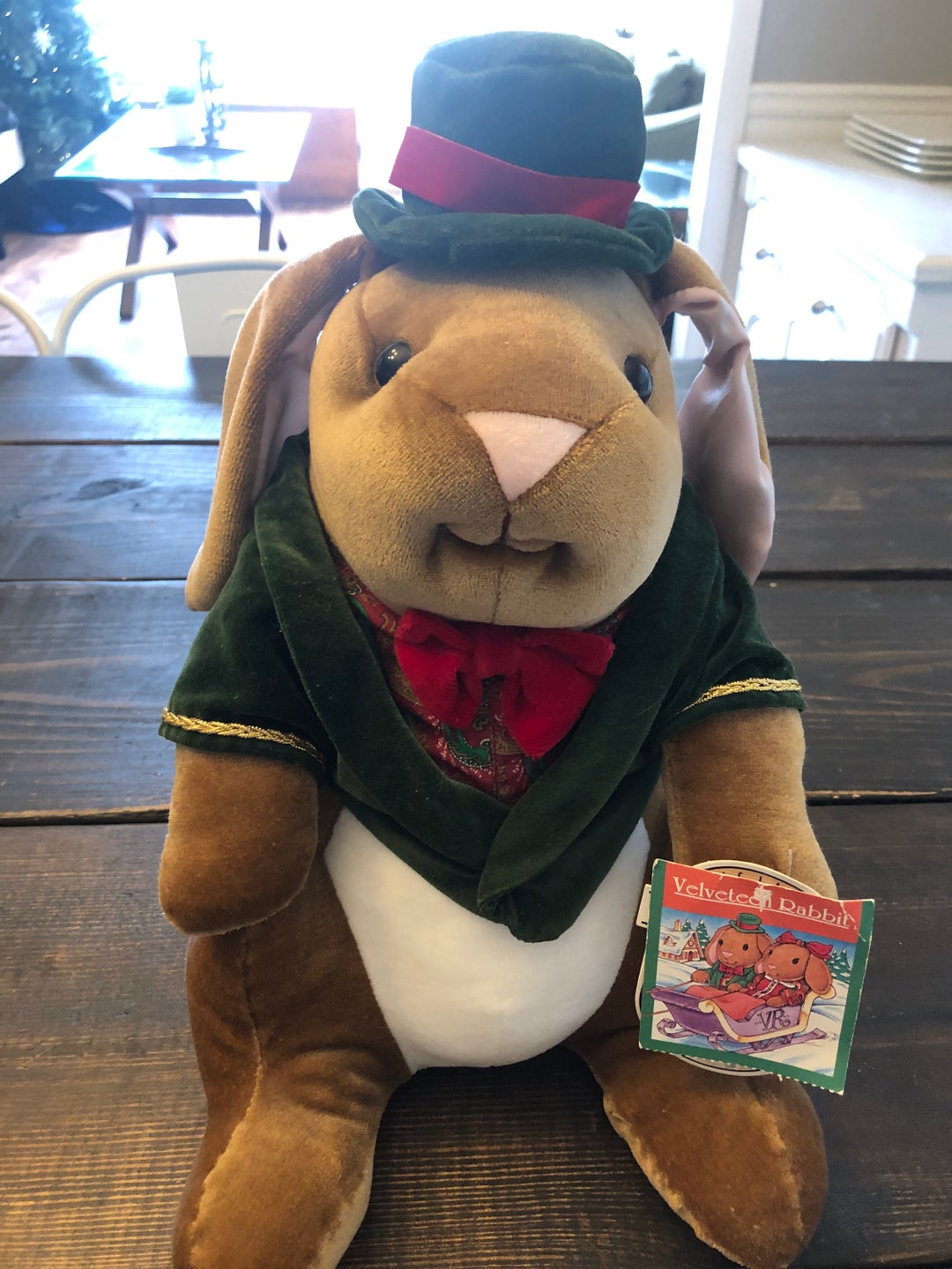 Vintage Velveteen Rabbit Plush Boy Toys R Us 1985 Rabbit Ears ...