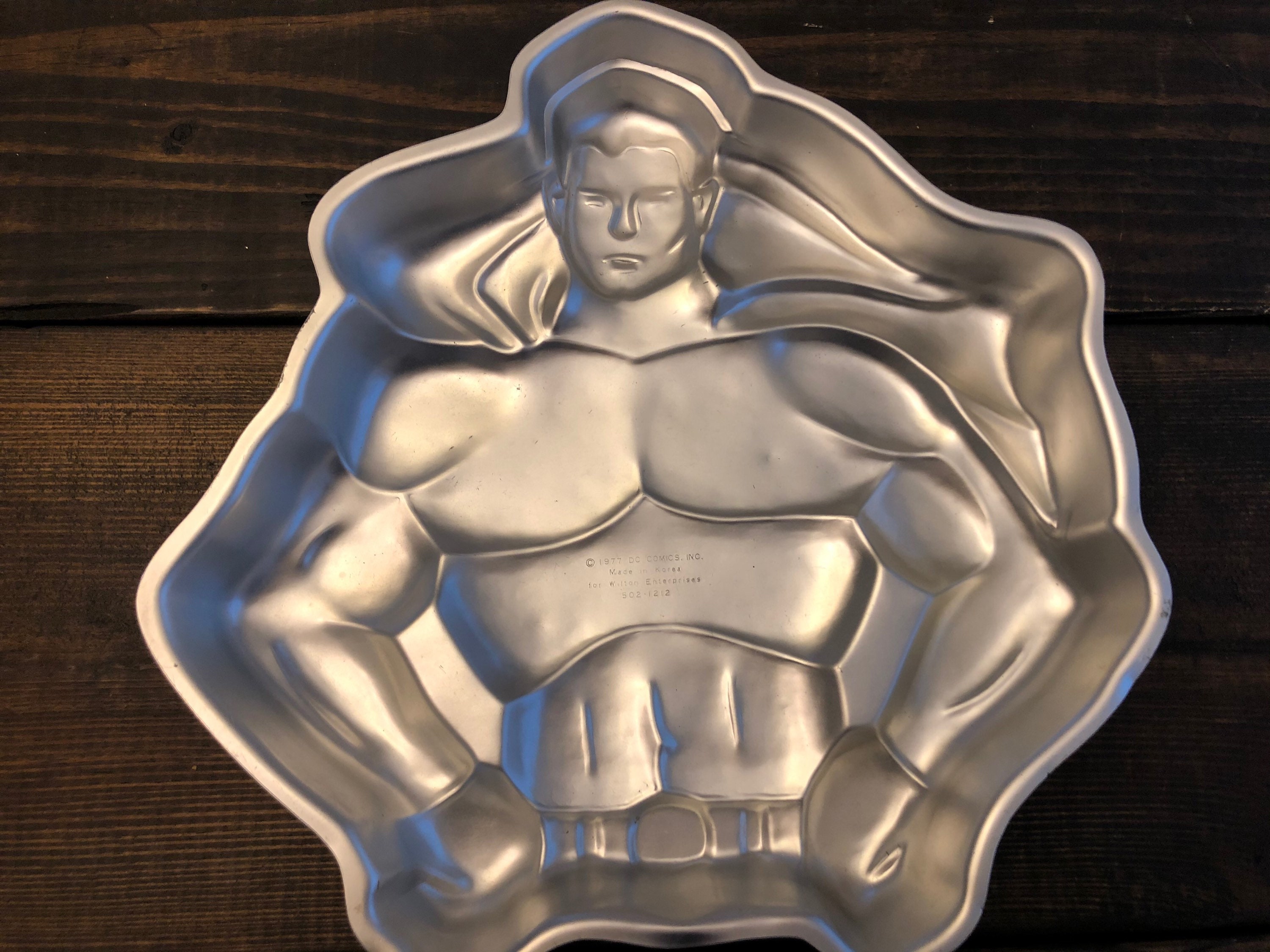 Vintage 1977 Wilton Superman Cake Pan 502-1212 DC Comics Super | Etsy