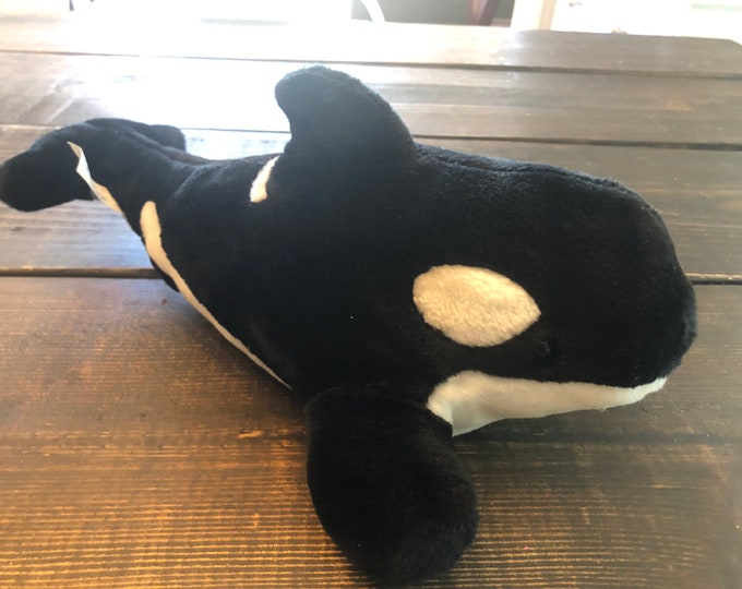 Shamu Sea World Plush Killer Whale Orca Stuffed Animal - Etsy