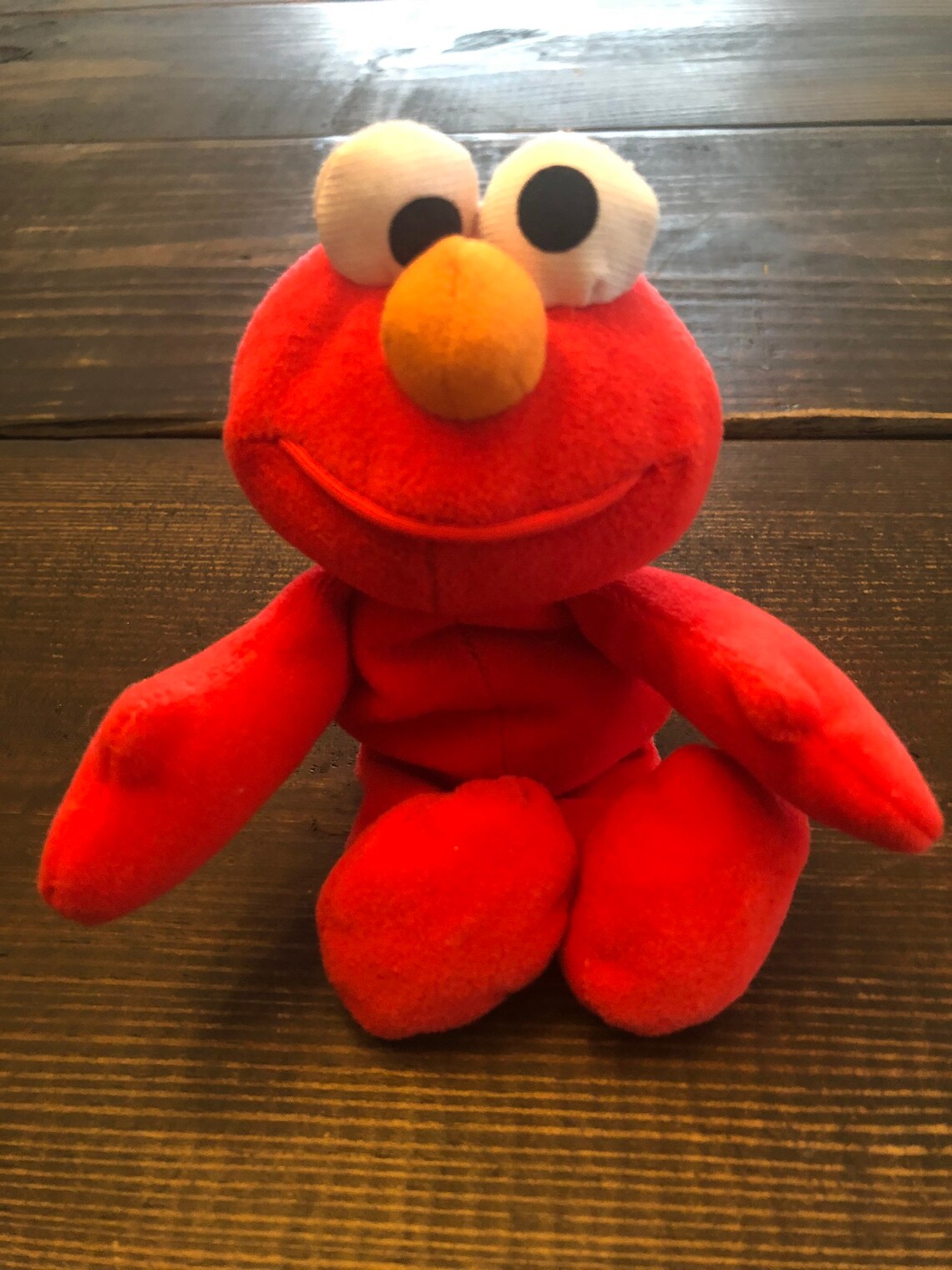 Vintage 1997 Tyco Jim Henson Sesame Street Elmo Bean Bag Plush | Etsy