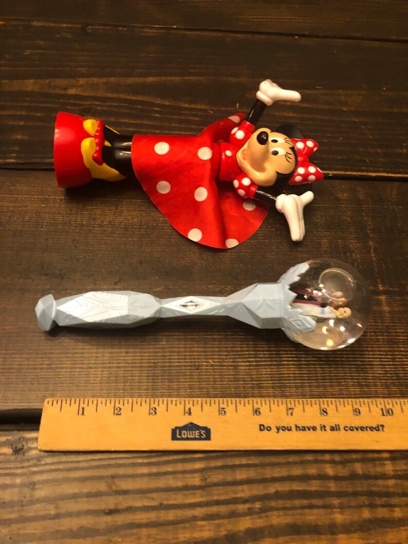 Minnie Mouse Light up Spinner Wand and Frozen by Disney - Etsy