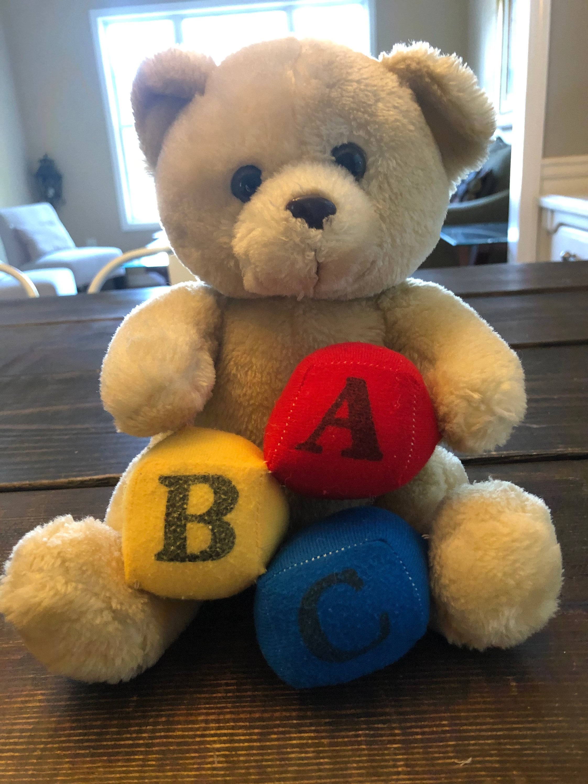 Toys & Games Stuffed Animals & Plushies Vintage Teddy Bear Plush ...