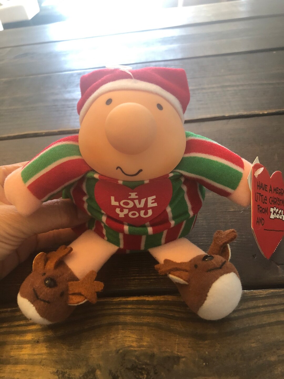 Vintage Ziggy Plush Christmas Festive Holiday Outfit Tom Wilson Stuffed ...