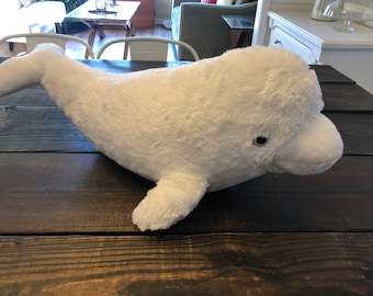 Large Stuffed Dolphin - Etsy