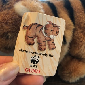 Gund World Wildlife Fund WWF Plush Tiger Stuffed Animal - Etsy