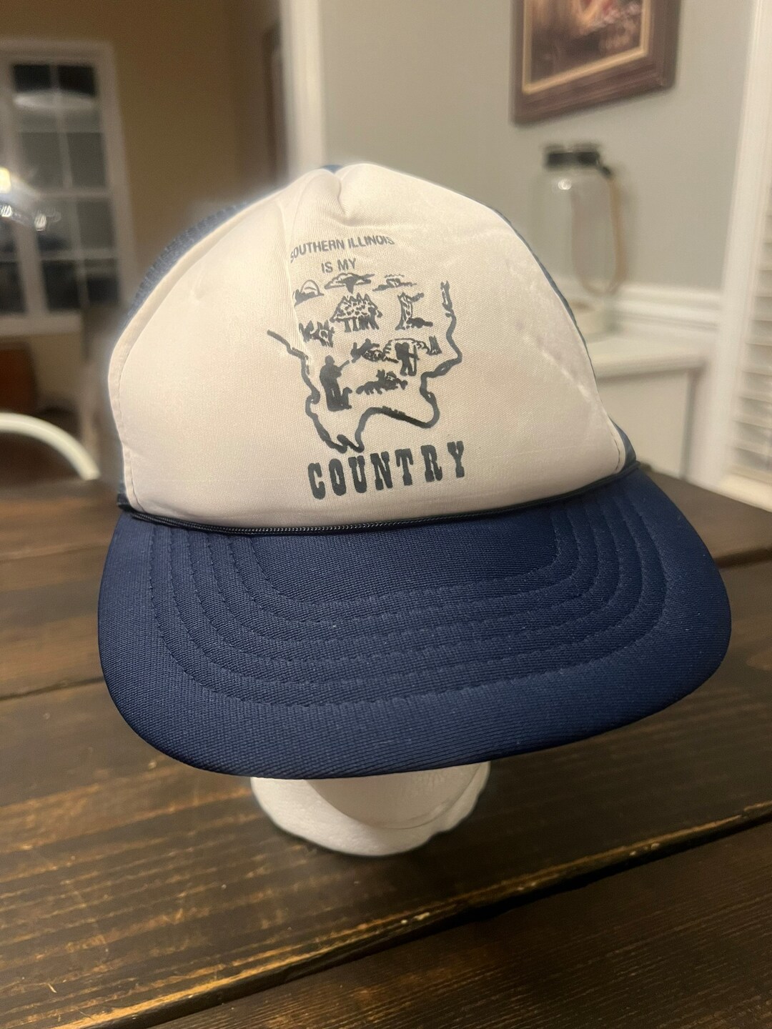 Vintage Southern Illinois is My Country Baseball Cap Hat Trucker - Etsy