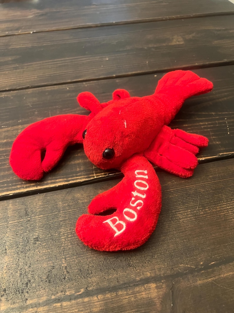 Boston Plush Lobster Plush Animal - Etsy