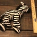 Russ Zena Zebra Beanie Plush Stuffed Animal Soft Toy Black & White - Etsy