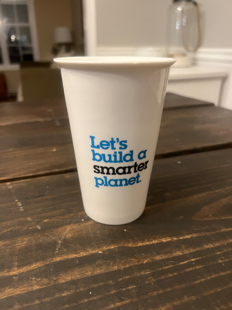 IBM lets Build A Smarter Planet Logo Coffee Mug Cup - Etsy
