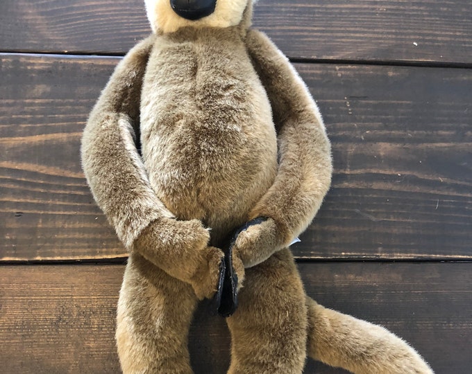 Vintage Discovery Channel Monkey Plush Stuffed Animal With Long Arms ...