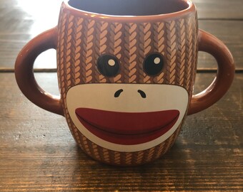 Sock Monkey Mug | Etsy
