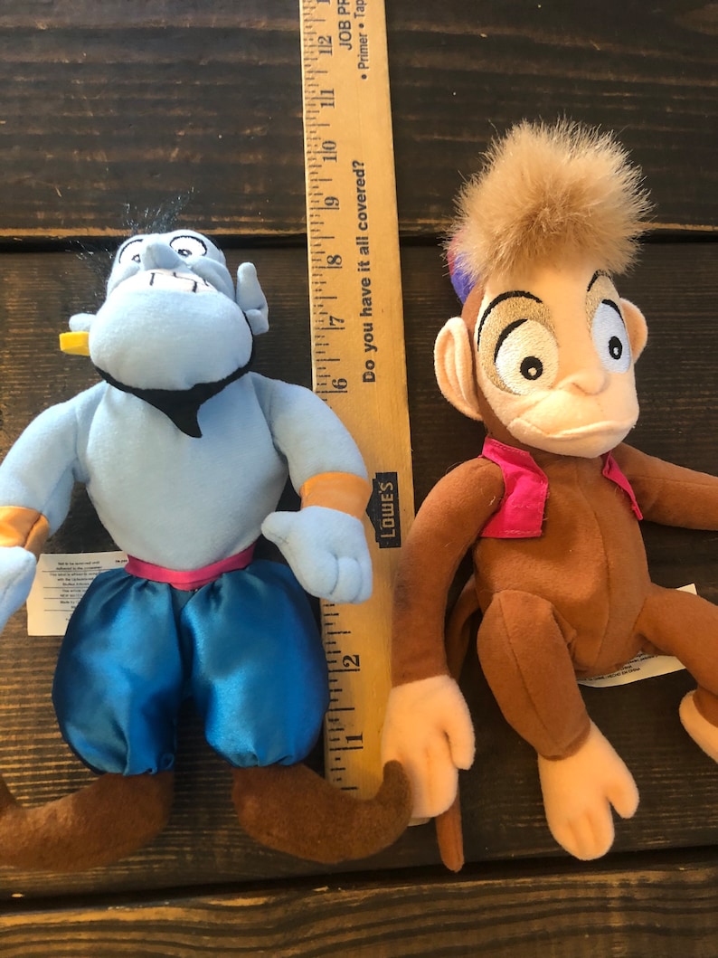 Disney Store Aladdin Plush Beanie Stuffed Animal Set With - Etsy