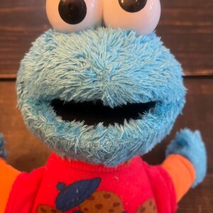 Cookie Monster Talking 123 Plush Toy Hasbro Sesame Street Stuffed ...