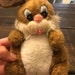 Vintage 1970s Bunny Rabbit Plush Stuffed Animal Carnival Toy - Etsy
