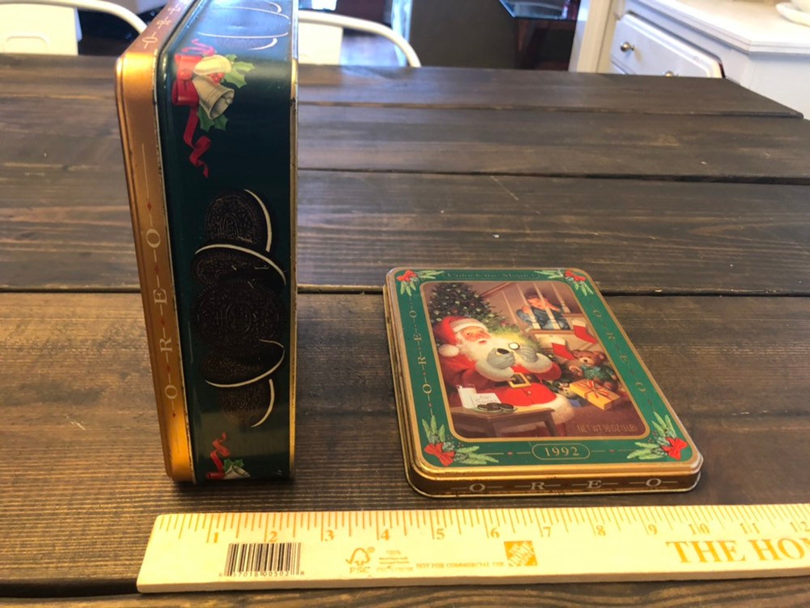 Vintage 1993 Christmas Oreo Tin Storage Container. Unlock the Magic ...