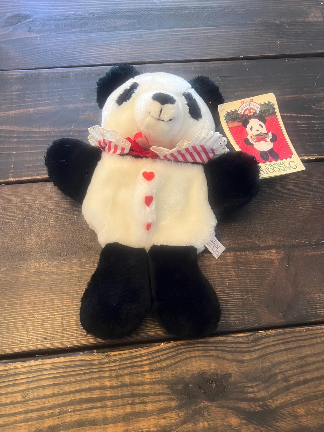 Vintage Schma Gordon Fraser Christmas Stocking Stuffable Panda Bear ...